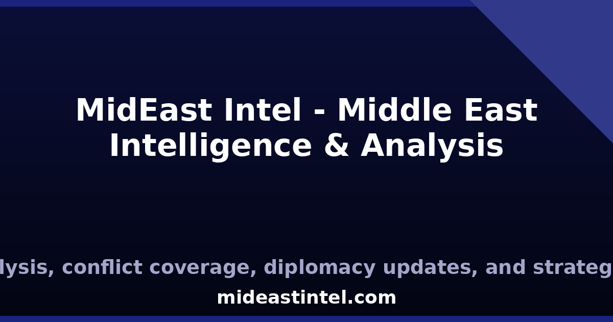 The Fractured Ceasefire: Iran's Leadership Vacuum, the Strait of Hormu ...